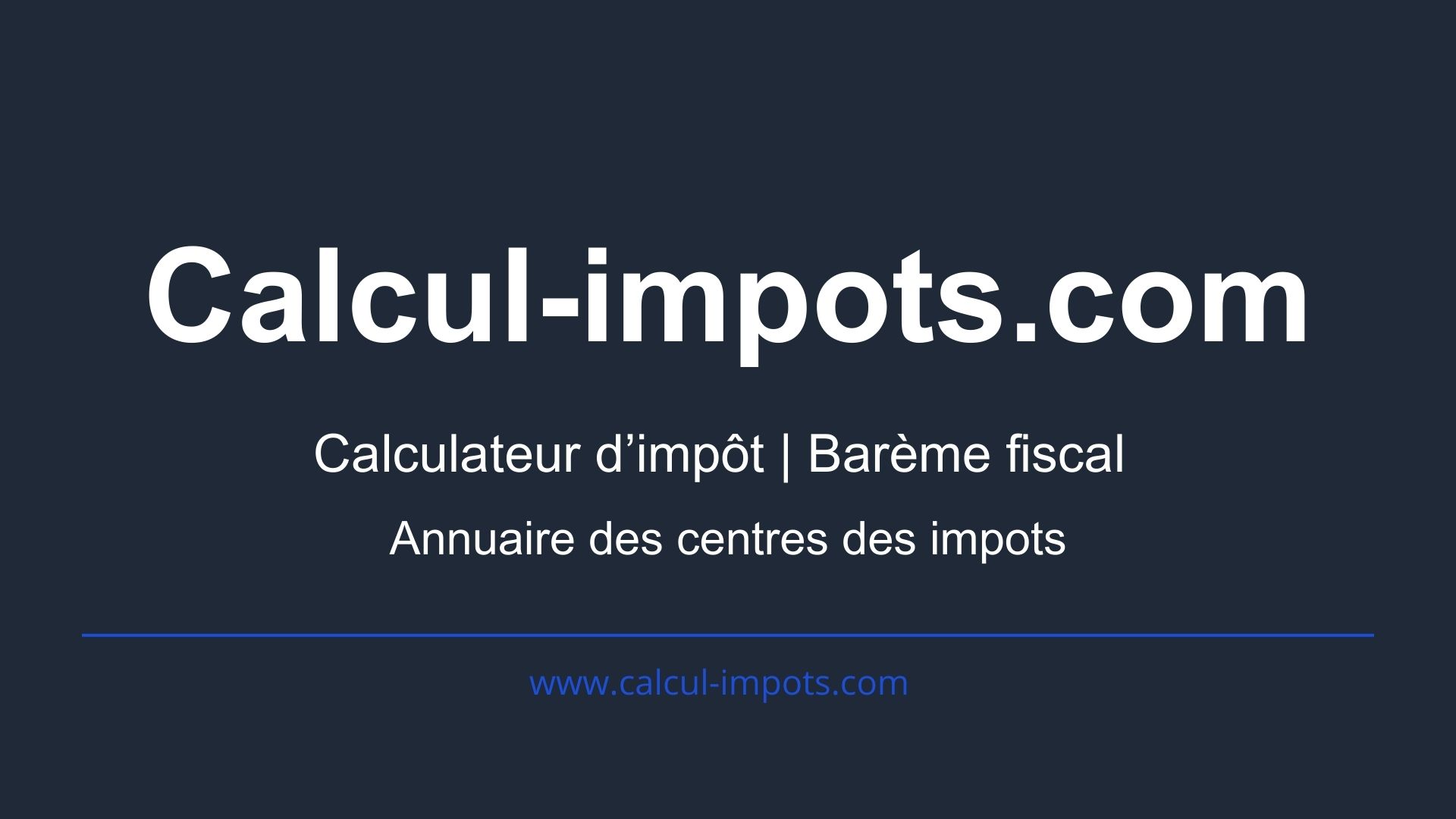Simulateur impôt sur le revenu 2026 — Déclaration revenus 2025 - Calcul ...